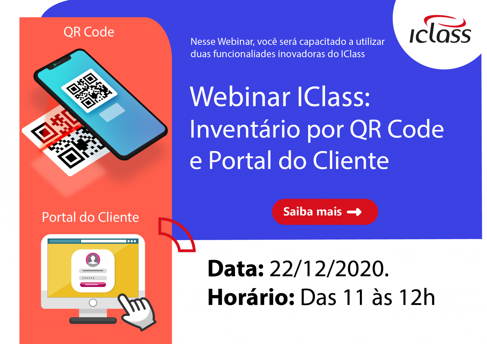 Webinar IClass 22 QR Code e Portal do Cliente - IClass